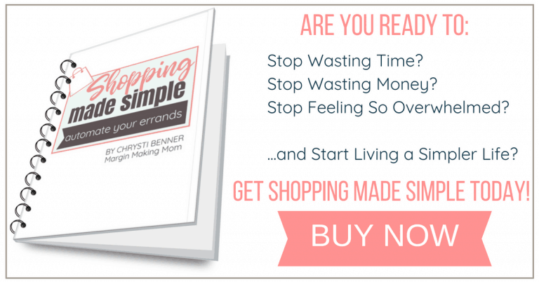 Shopping Made Simple - Margin Making Mom®