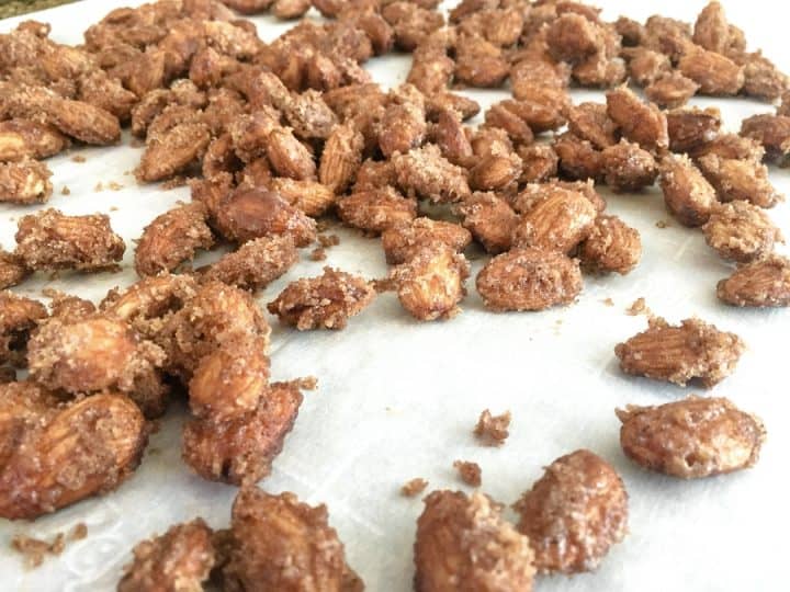 Easy Stovetop Cinnamon Sugar Candied Almonds - Margin Making Mom®