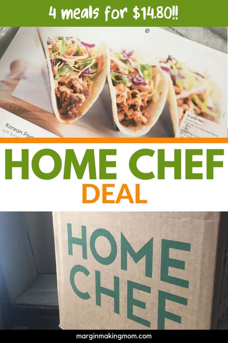 Home Chef Promo Deal: 4 Meals for $14.80 - Margin Making Mom®