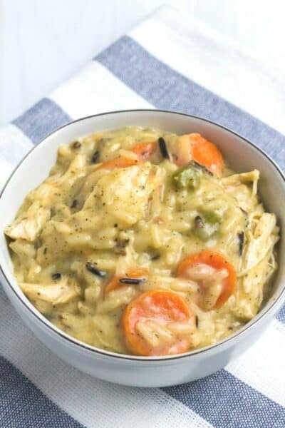 Instant Pot Chicken and Wild Rice Casserole - Margin Making Mom®