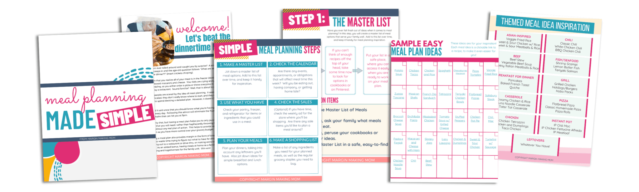 Meal Planning Made Simple - Margin Making Mom®