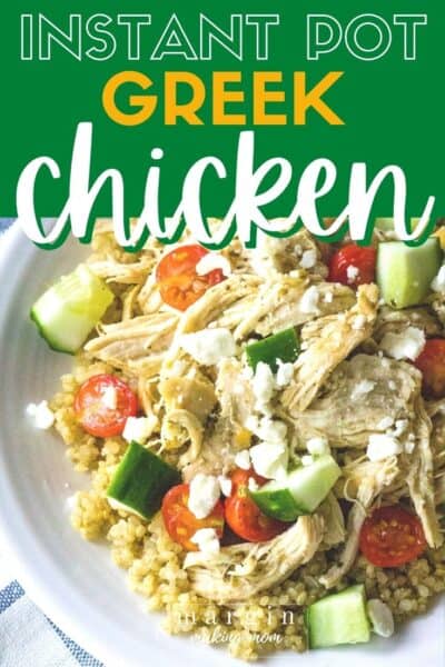 Instant Pot Greek Chicken - An Easy Weeknight Meal - Margin Making Mom®