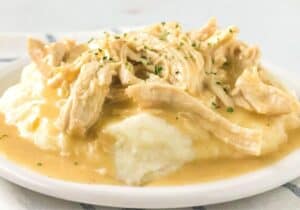 Easy Instant Pot Chicken and Gravy Recipe - Margin Making Mom®