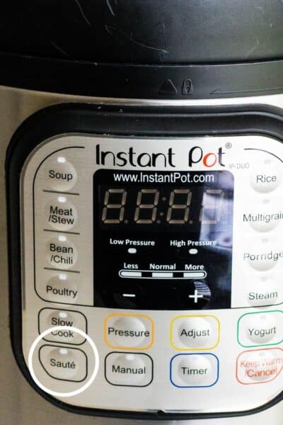 How to Saute in the Instant Pot - Margin Making Mom®