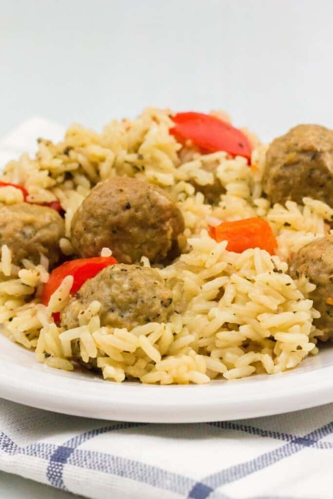 How to Make Delicious Cheesy Italian Instant Pot Meatballs and Rice