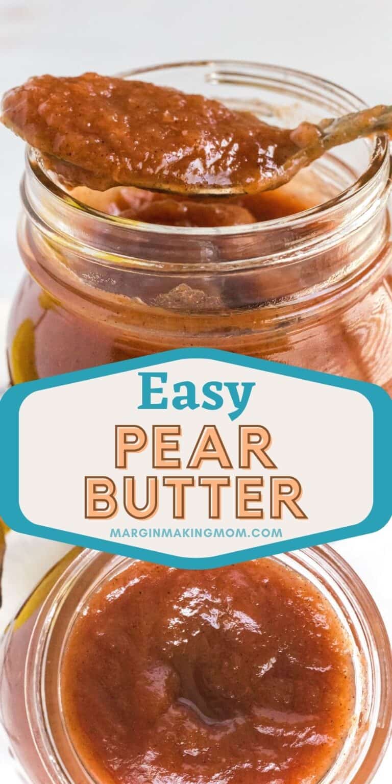 Easy Pear Butter Recipe (Instant Pot, Slow Cooker, or Stove Top ...