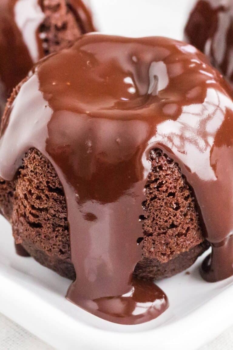 Easy & Decadent Mini Chocolate Bundt Cakes - Margin Making Mom®