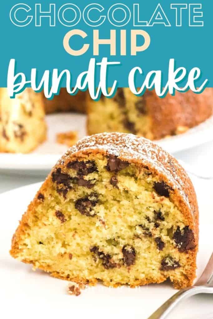Easy Homemade Chocolate Chip Cake - Margin Making Mom®