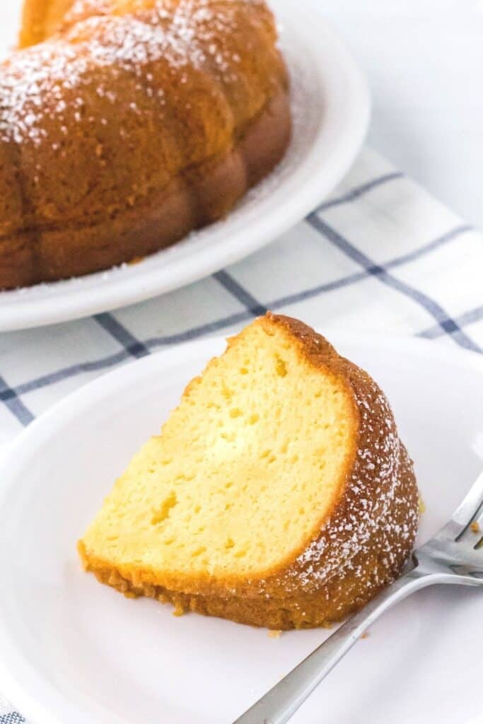 Perfectly Easy Vanilla Pudding Cake - Margin Making Mom®