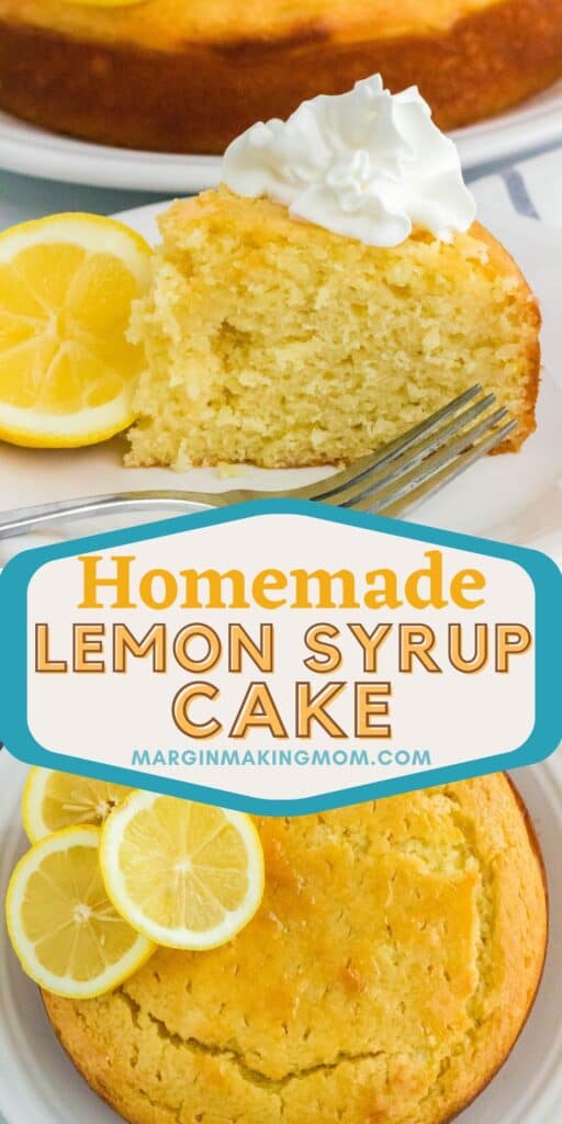 Delightfully Easy Lemon Syrup Cake Recipe - Margin Making Mom®