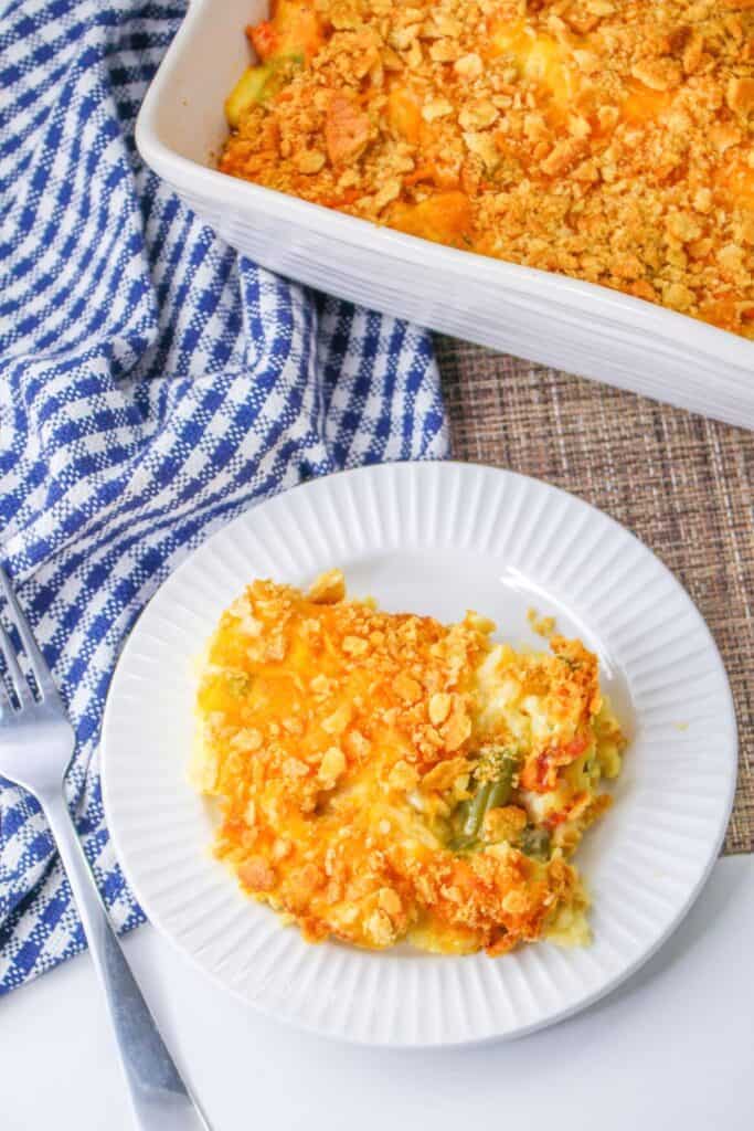 Easy Chicken Hash Brown Casserole - Margin Making Mom®