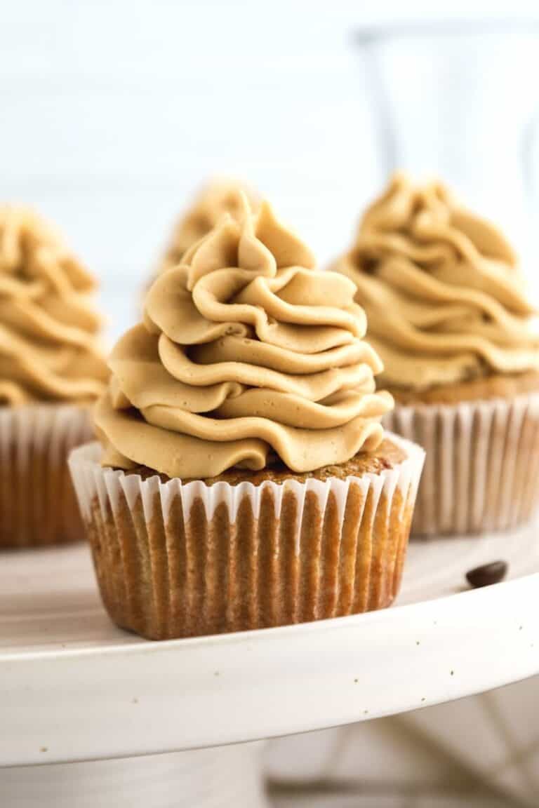 Easy Coffee Cupcakes with Luscious Coffee Buttercream