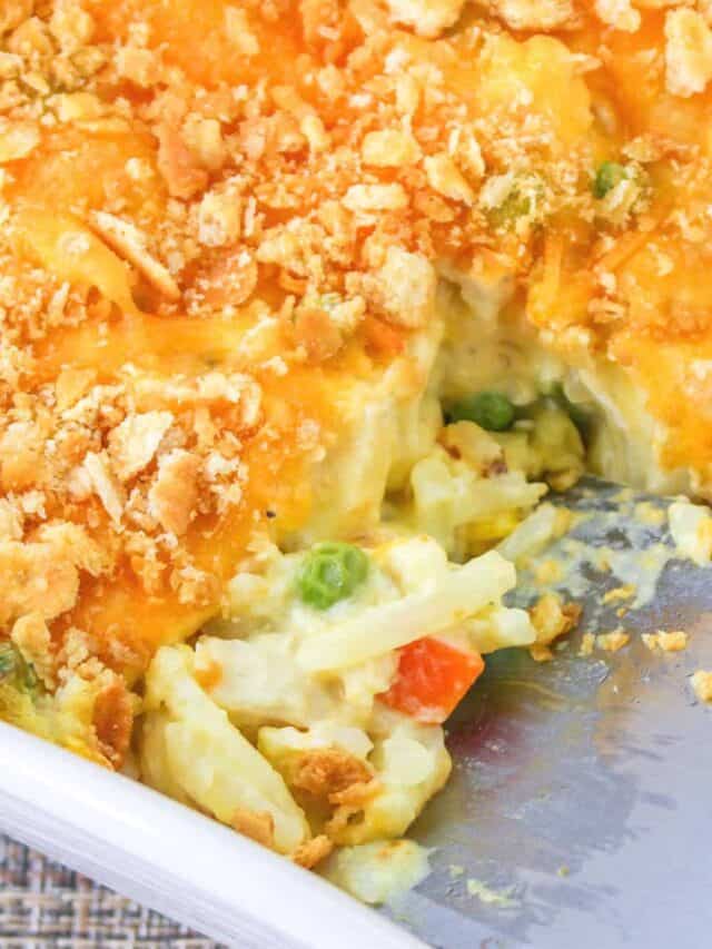 Easy Chicken Hash Brown Casserole Story - Margin Making Mom®