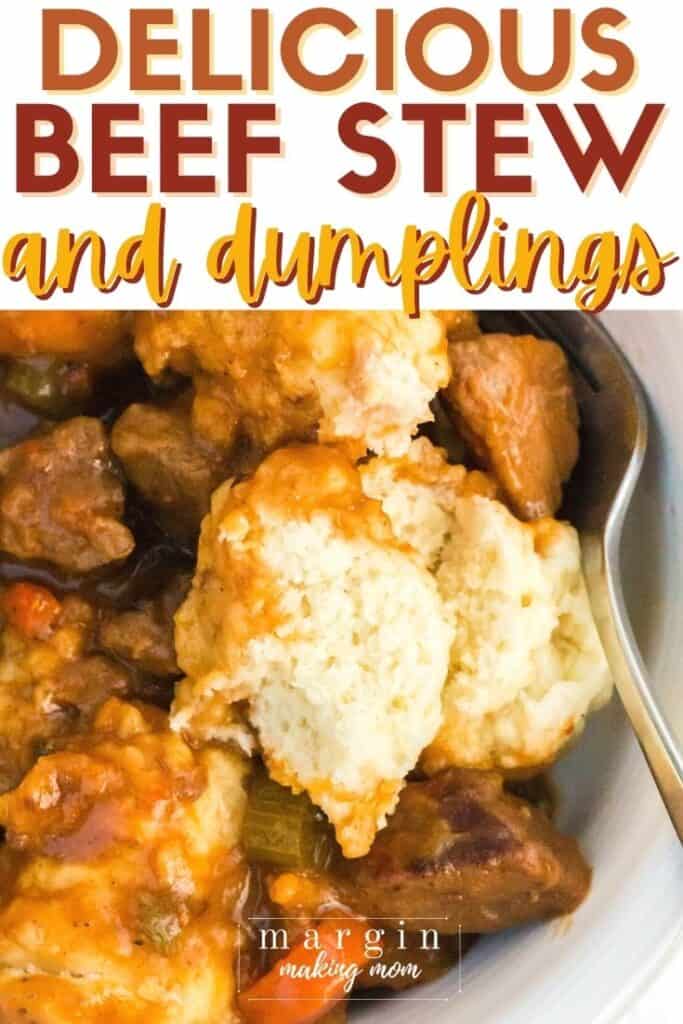 Easy Beef Stew and Dumplings: A Hearty Comfort Food - Margin Making Mom®
