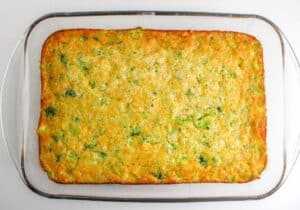 Easy Broccoli Cheese Cornbread with Jiffy Mix - Margin Making Mom®