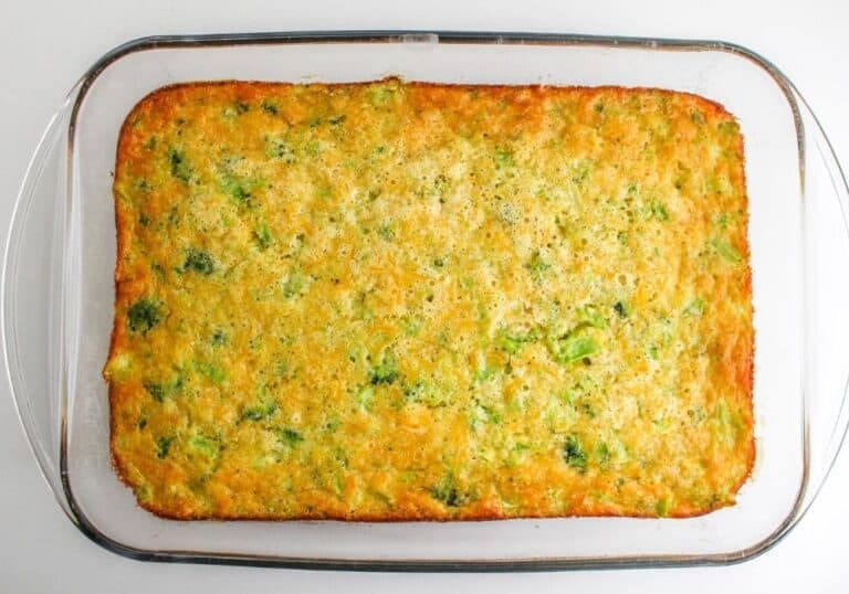 Easy Broccoli Cheese Cornbread with Jiffy Mix - Margin Making Mom®