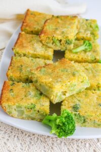 Easy Broccoli Cheese Cornbread with Jiffy Mix - Margin Making Mom®