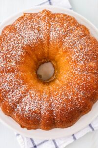 Easy Cream Cheese Pound Cake Using a Cake Mix - Margin Making Mom®