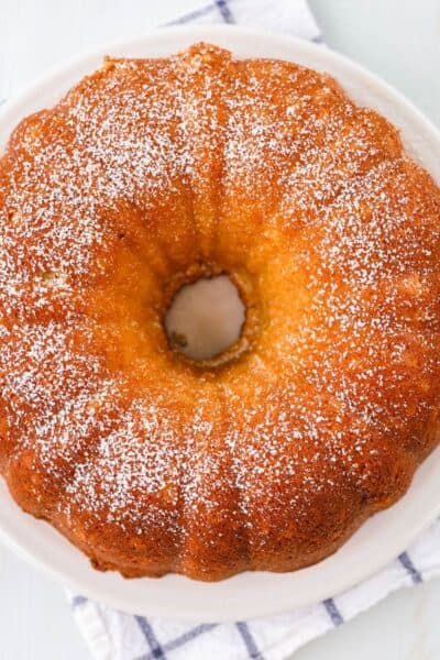 Easy Cream Cheese Pound Cake Using a Cake Mix - Margin Making Mom®