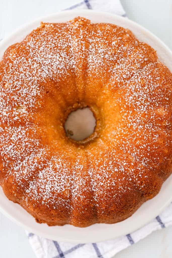 Easy Cream Cheese Pound Cake Using a Cake Mix - Margin Making Mom®