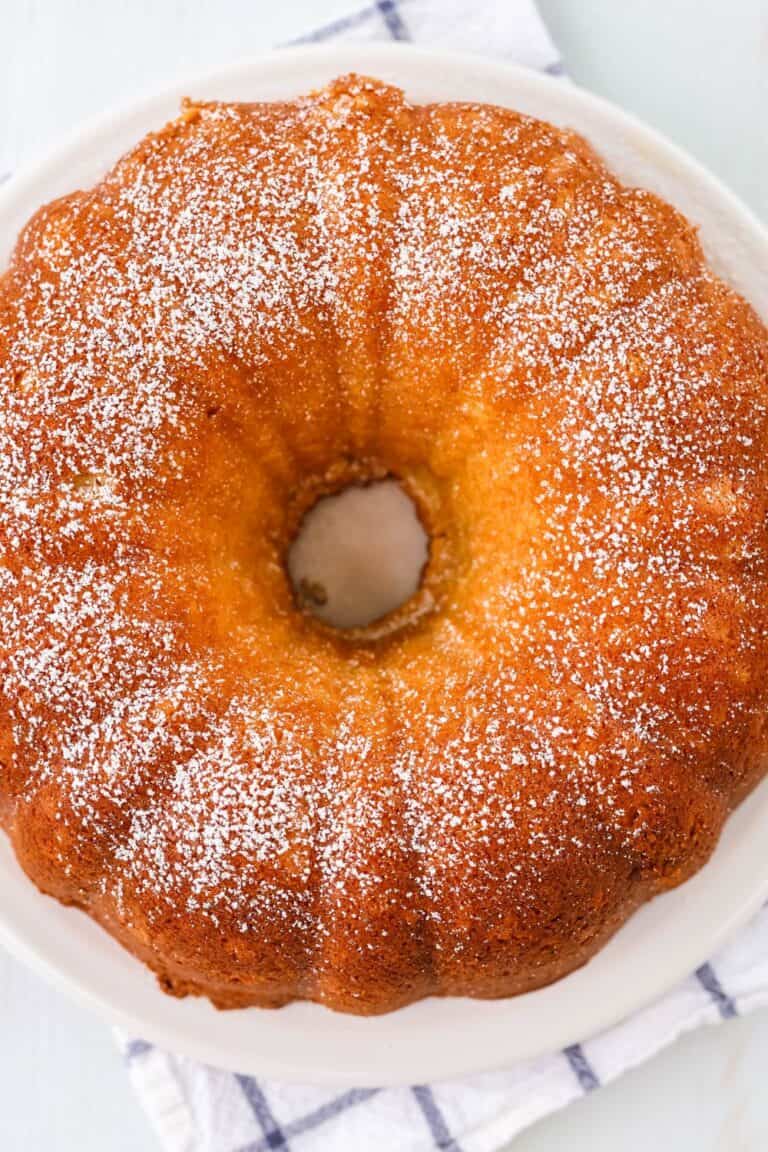 Easy Cream Cheese Pound Cake Using a Cake Mix - Margin Making Mom®