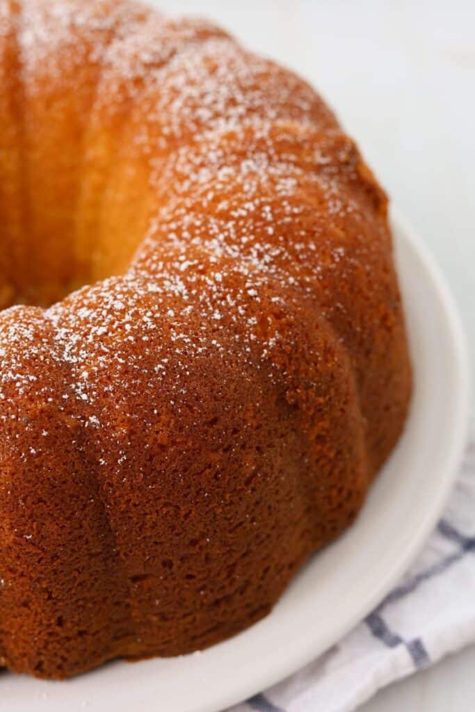Easy Cream Cheese Pound Cake Using a Cake Mix - Margin Making Mom®