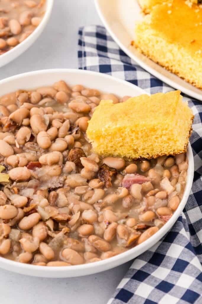 Old-Fashioned Pinto Beans and Cornbread - Margin Making Mom®