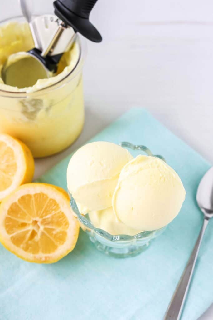Easy Ninja Creami Lemon Sherbet - Margin Making Mom®