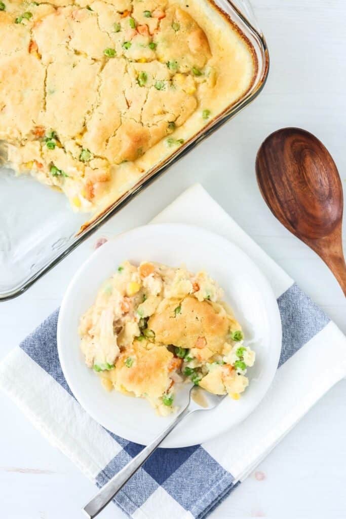 Easy Bisquick Chicken Casserole - Margin Making Mom®
