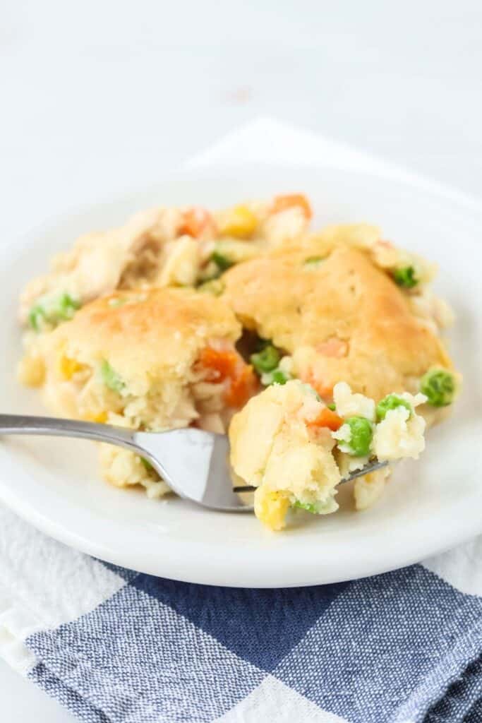 Easy Bisquick Chicken Casserole - Margin Making Mom®