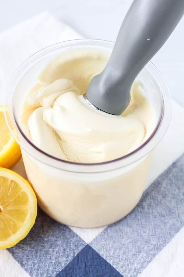 Easiest Ninja Creami Lemon Gelato - Margin Making Mom®