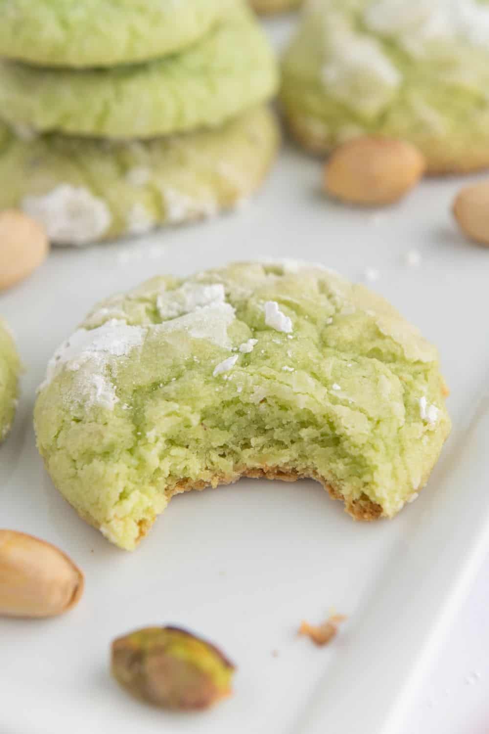 Soft and Chewy Pistachio Pudding Cookies - Margin Making Mom®