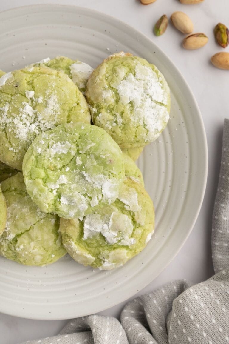 Soft and Chewy Pistachio Pudding Cookies - Margin Making Mom®