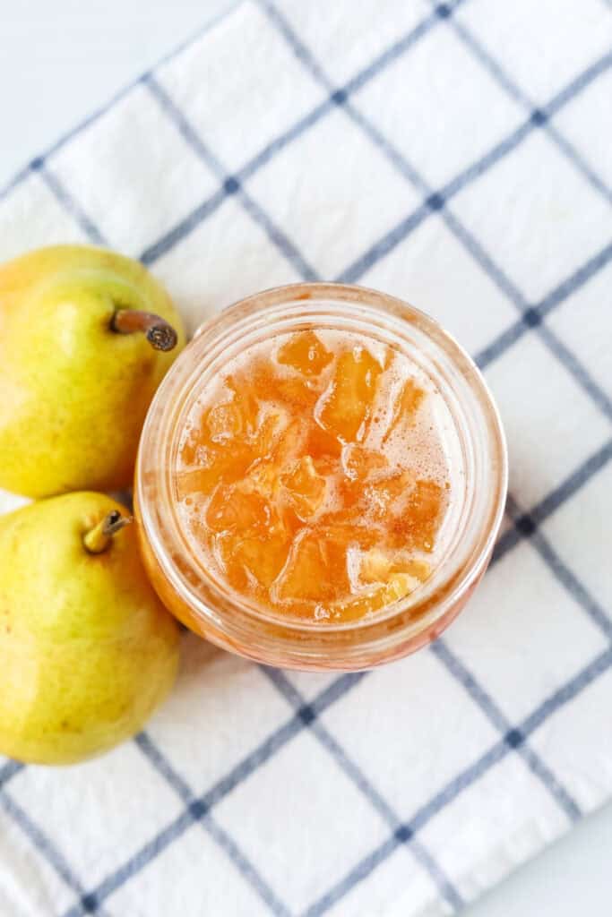 Simple Homemade Pear Jam - Margin Making Mom®