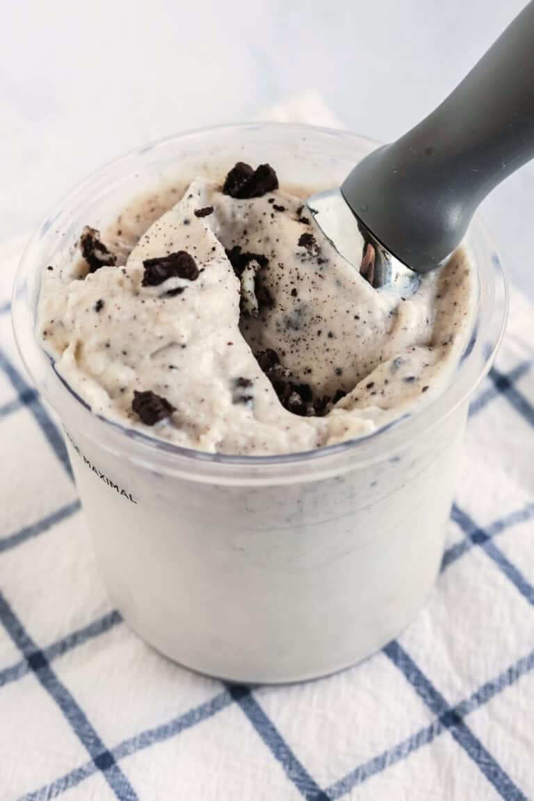 Ninja Creami Cookies and Cream Frozen Yogurt - Margin Making Mom®