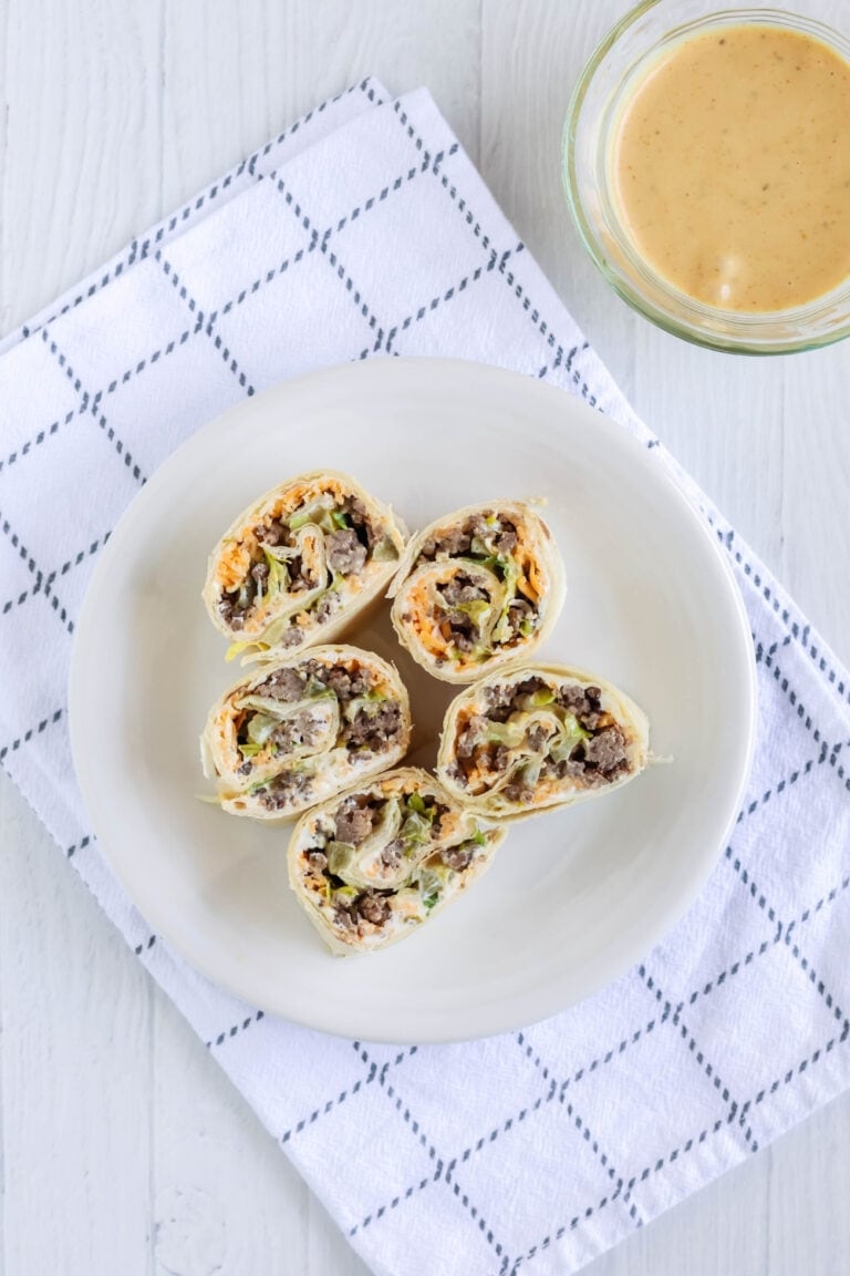 Easy Big Mac Pinwheels - Margin Making Mom®