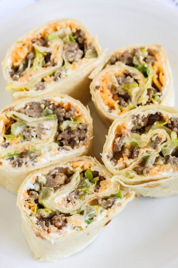 Easy Big Mac Pinwheels - Margin Making Mom®
