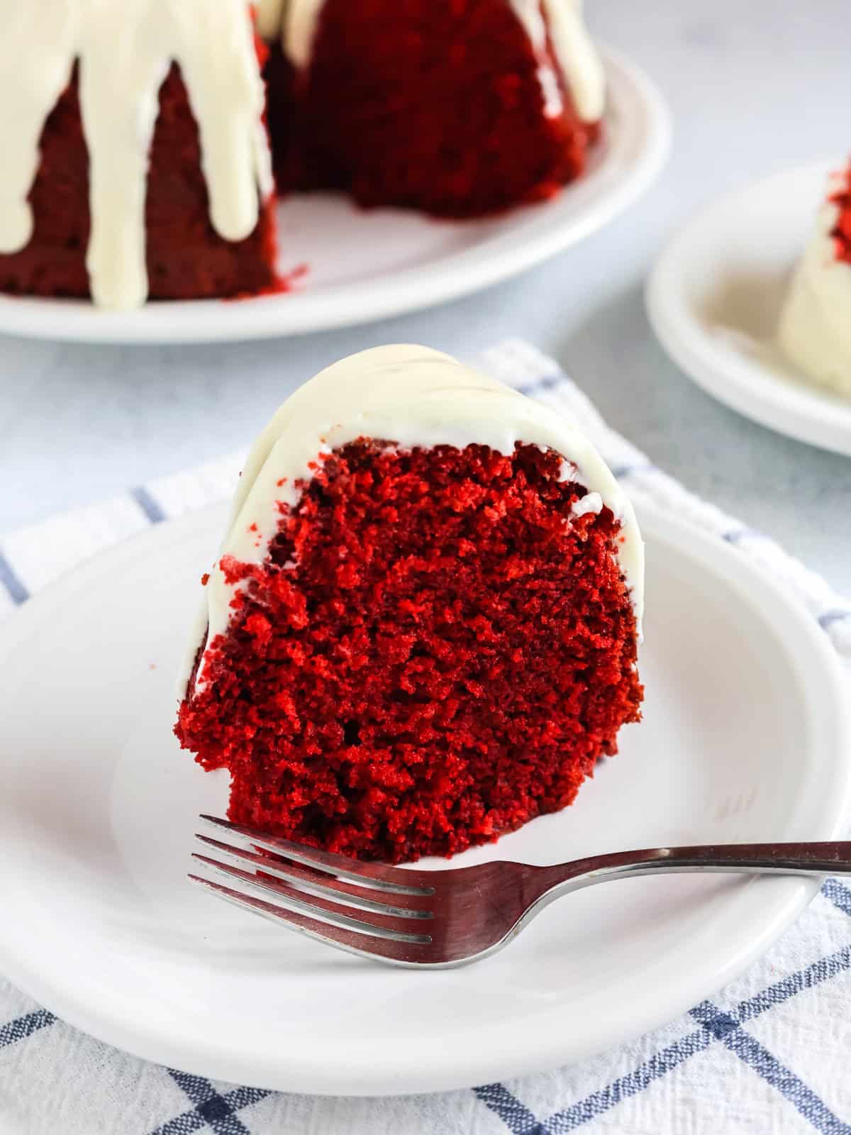 Easy Red Velvet Pound Cake (From a Mix!) - Margin Making Mom®