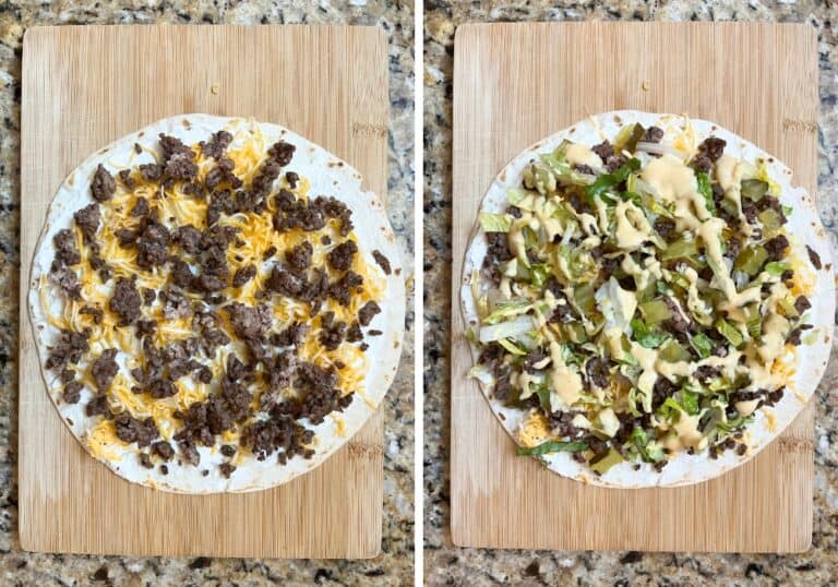 Easy Big Mac Pinwheels - Margin Making Mom®