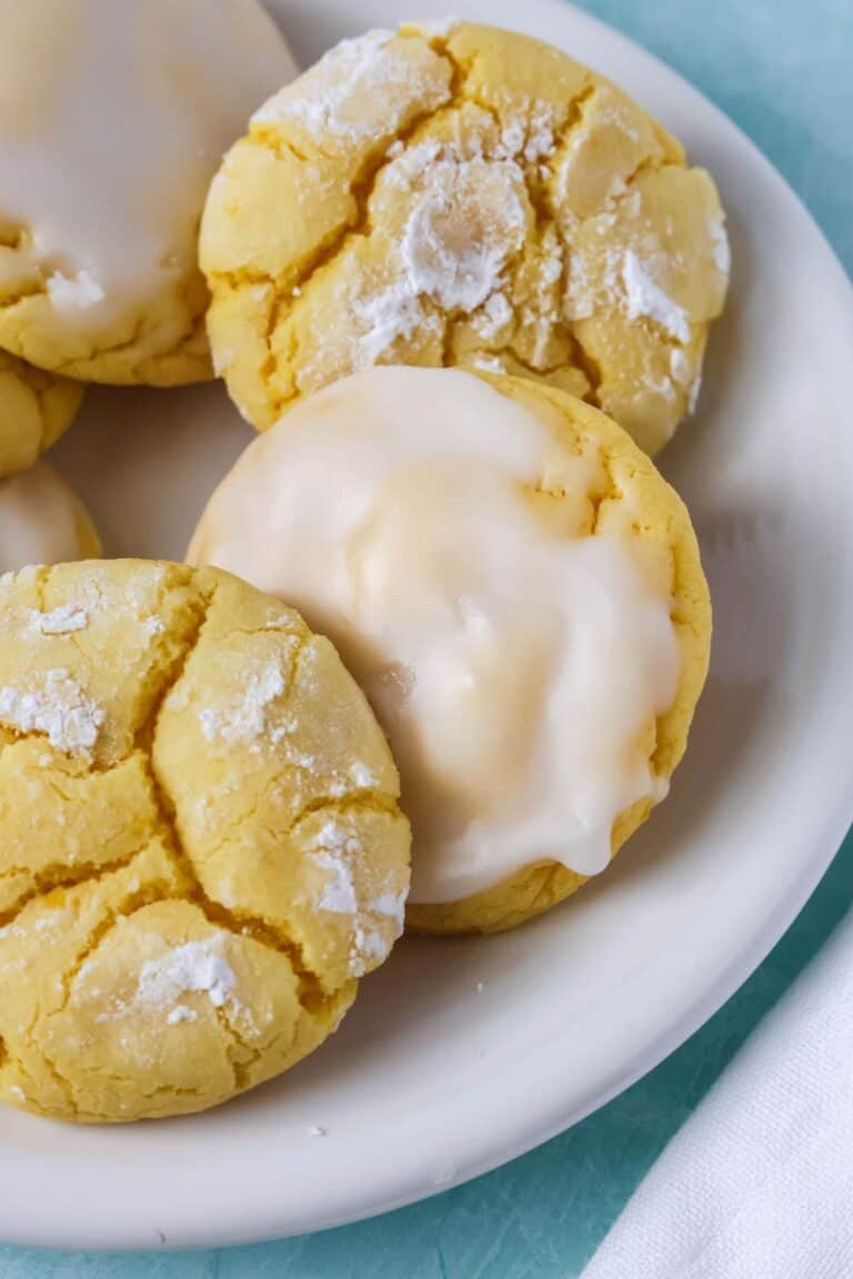 Easy Lemon Cookies Made with Cake Mix - Margin Making Mom®