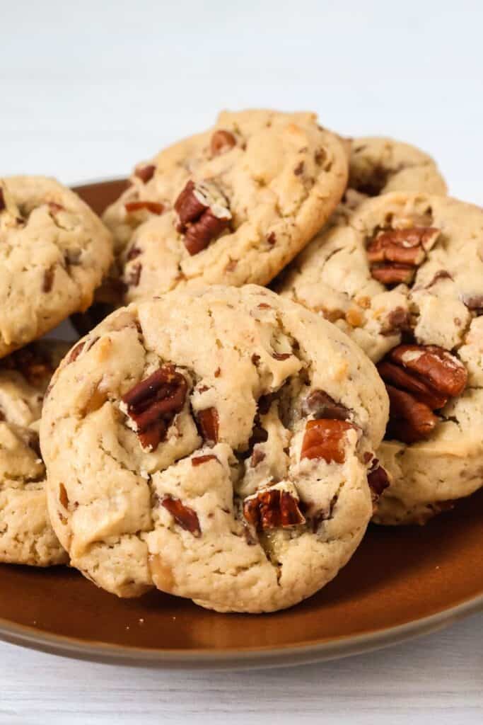 Easy Cake Mix Butter Pecan Cookies - Margin Making Mom®