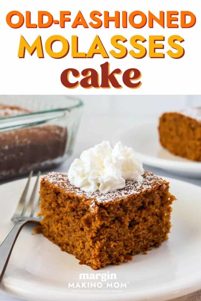 Easy Old-Fashioned Molasses Cake - Margin Making Mom®