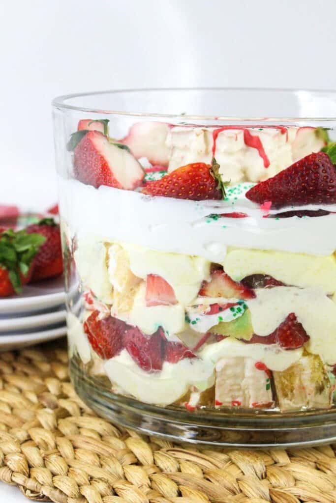 No-Bake Little Debbie Christmas Tree Cake Trifle - Margin Making Mom®