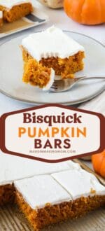 Easy Sheet Cake Pumpkin Bars (Made with Bisquick) - Margin Making Mom®