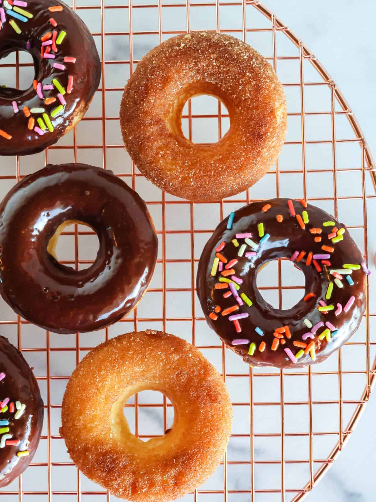 Easy Homemade Baked Donuts (Made with Bisquick) - Margin Making Mom®