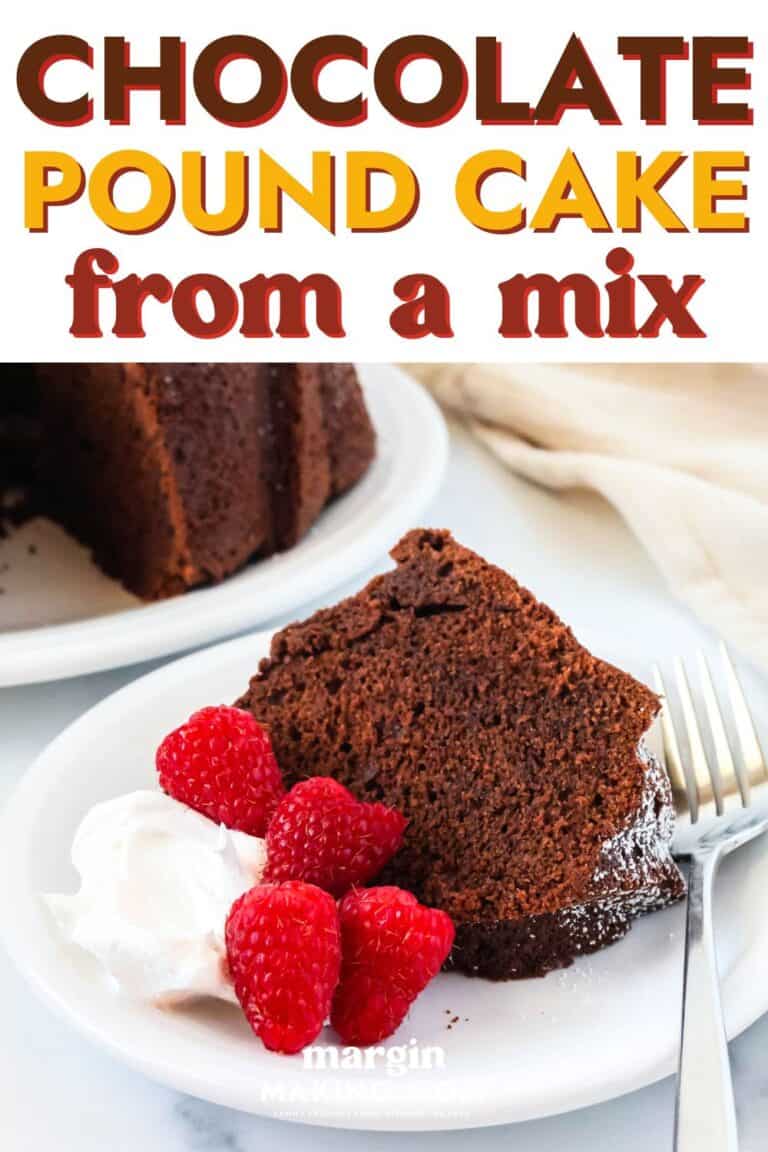Easy & Decadent Chocolate Pound Cake Using Cake Mix - Margin Making Mom®