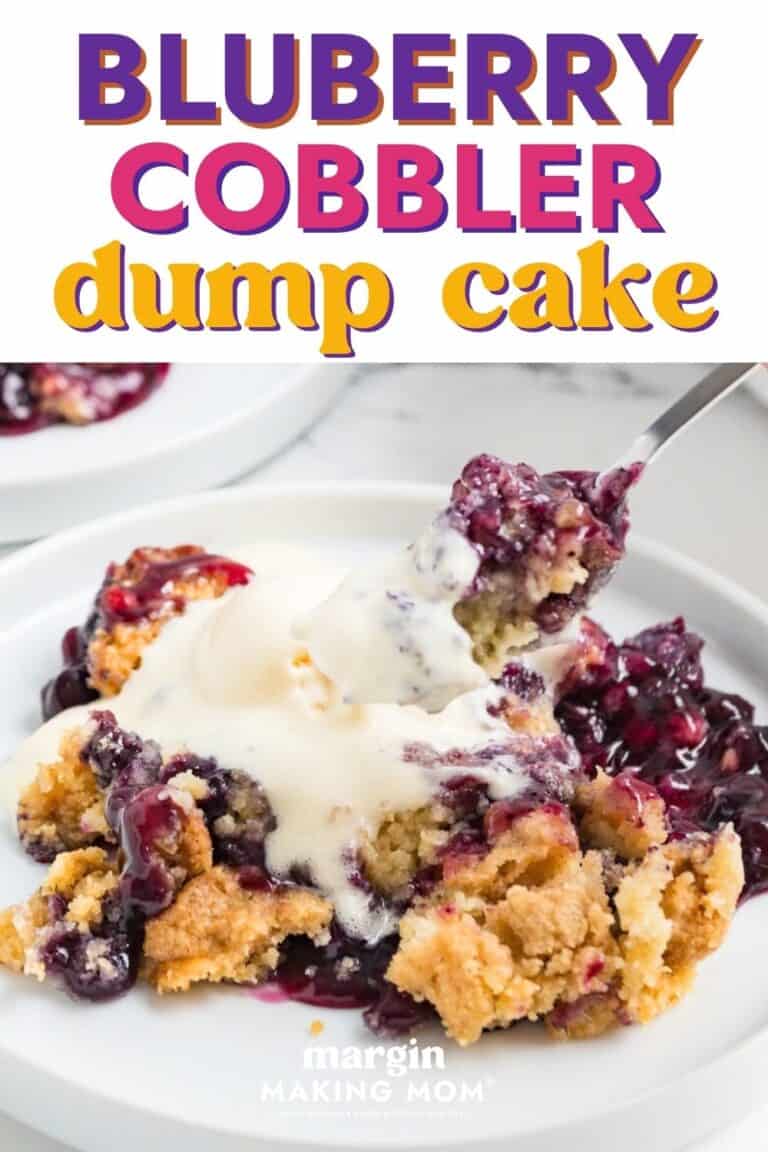 Easy Blueberry Cobbler Dump Cake (Made with Muffin Mix)